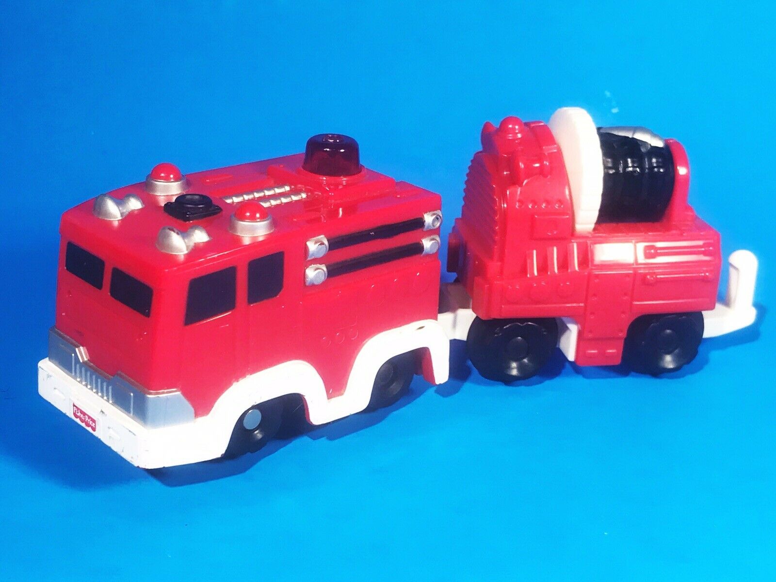 Fisher Price Geotrax Fire Engine And 1 Car NO LOOK BOX O 1253 | #21530140