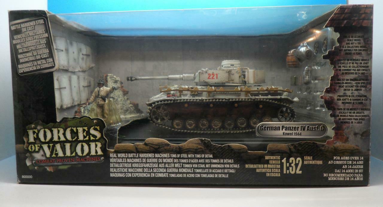 FORCES OF VALOR GERMAN 4TH PANZER DIVISION PANZER IV AUSF. G TANK KOWEL ...