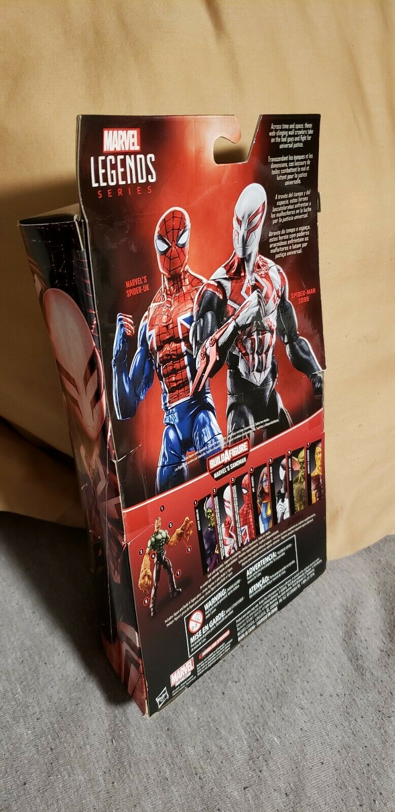 Marvel Legends SPIDER - MAN 2099 SANDMAN BAF Series Avengers SpiderMan ...