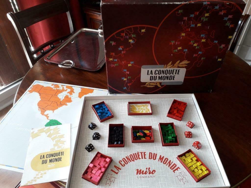 Antik Game LA CONQUETE DU MONDE Miro Company 1ST EDITION 1957 Of The ...