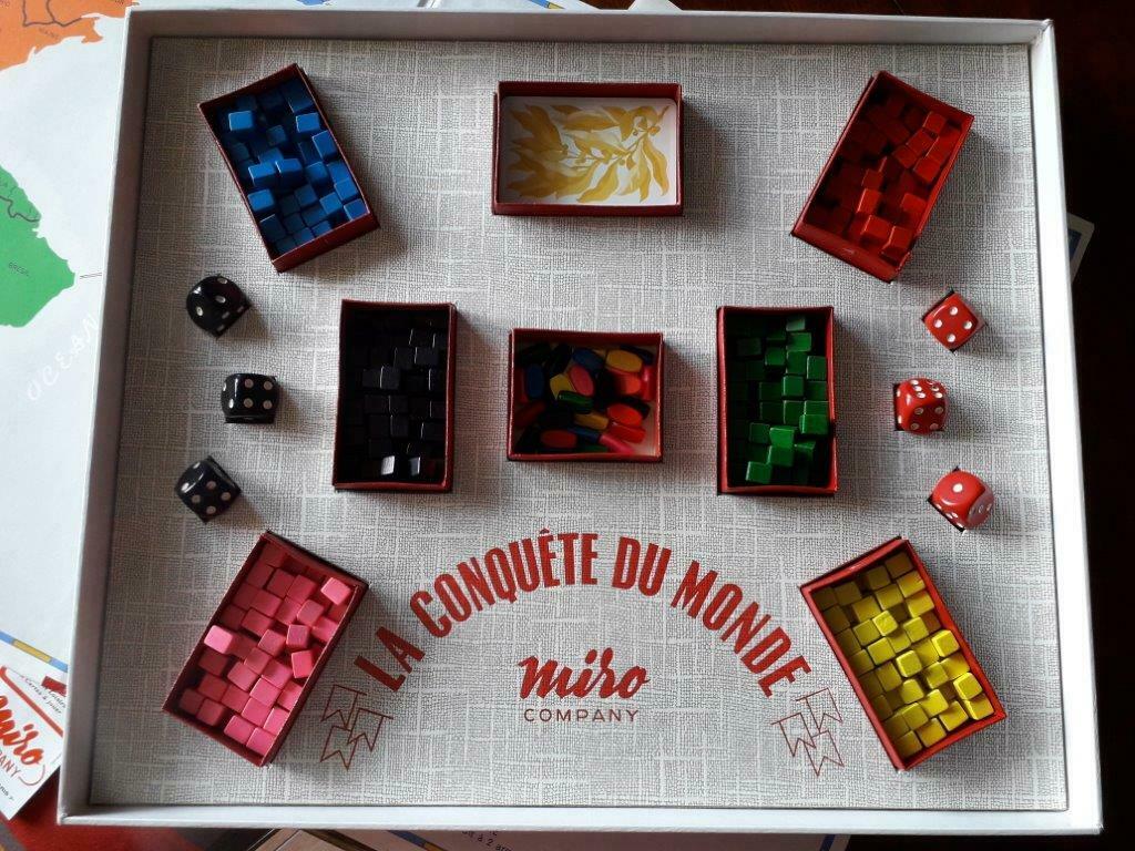 Antik Game LA CONQUETE DU MONDE Miro Company 1ST EDITION 1957 Of The ...