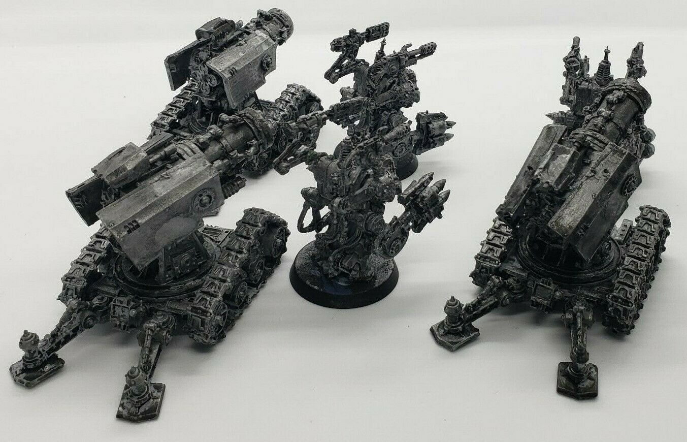 Warhammer 40k Space Marines Thunderfire Cannon X3 Techmarine Gunner ...