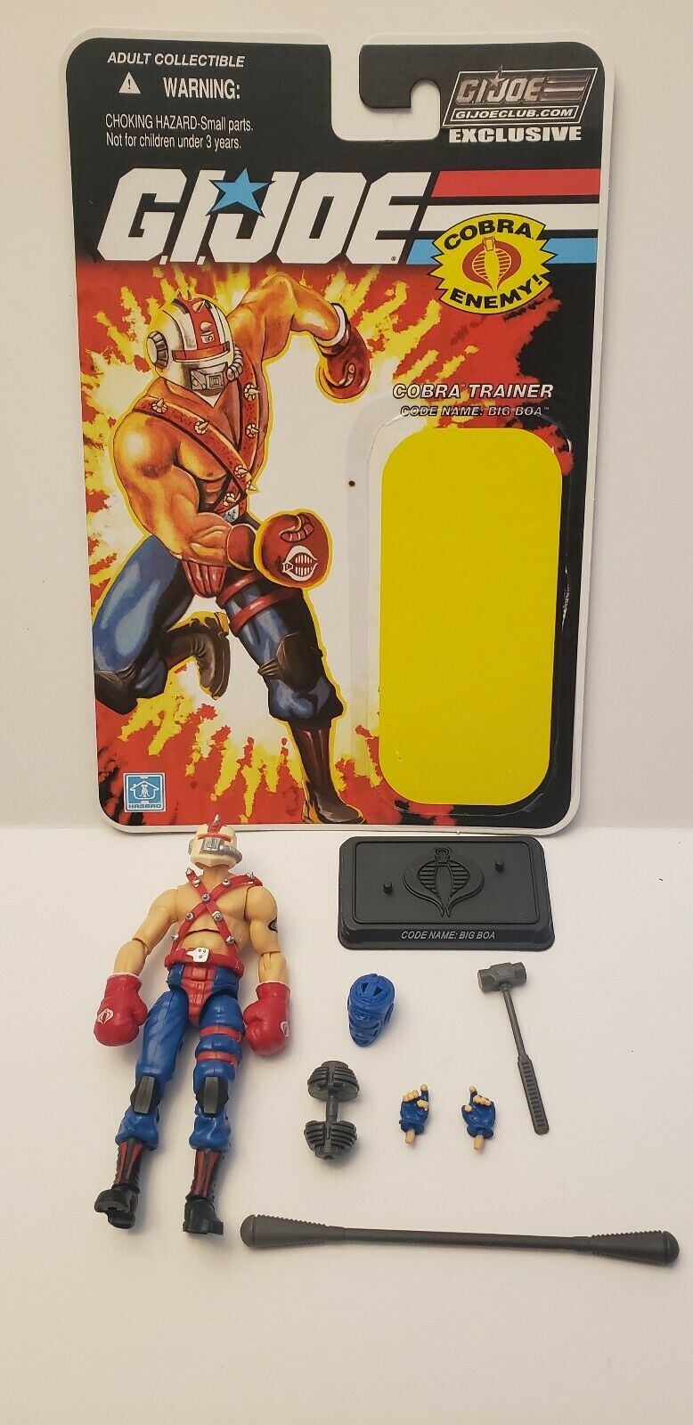 GI Joe Collectors Club Exclusive FSS 1 Cobra BIG BOA Complete Loose ...
