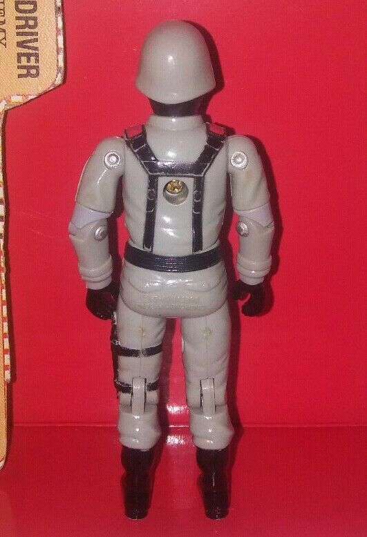 1984 VINTAGE GI JOE COBRA STINGER DRIVER COMPLETE WITH FILE CARD ...