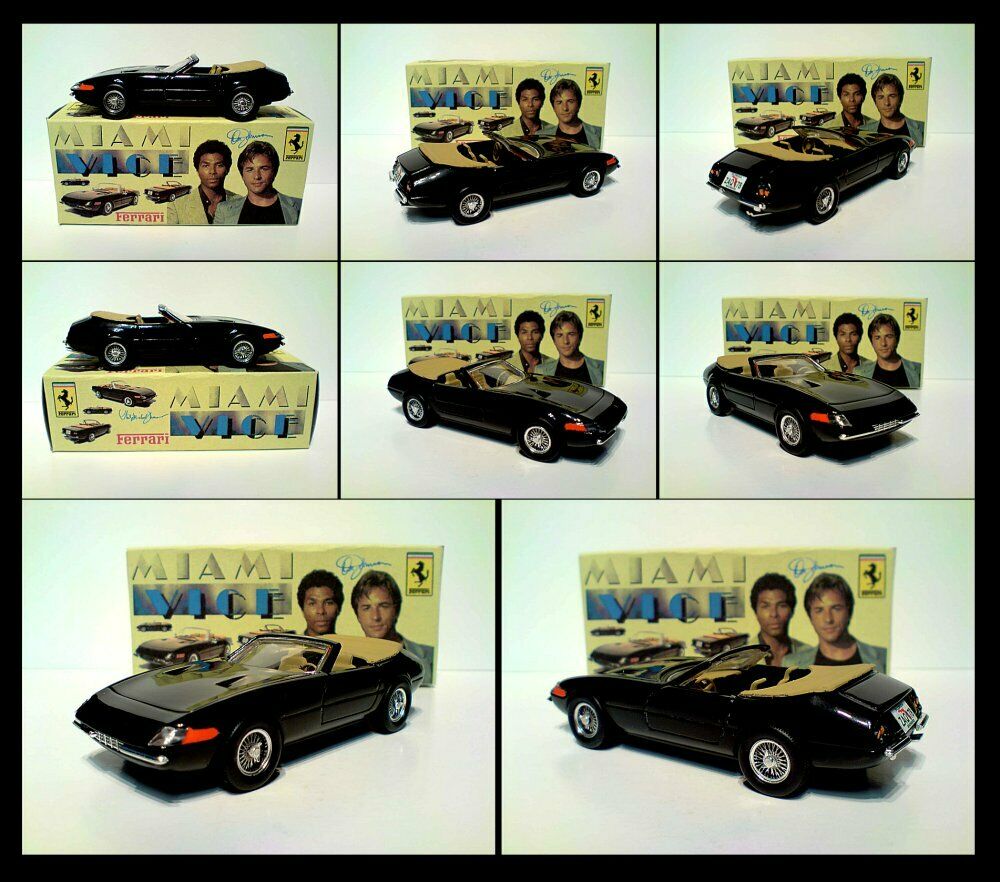 MIAMI VICE CODE 3 BLACK DAYTONA FERRARI DON JOHNSON WITH MIAMI VICE ...