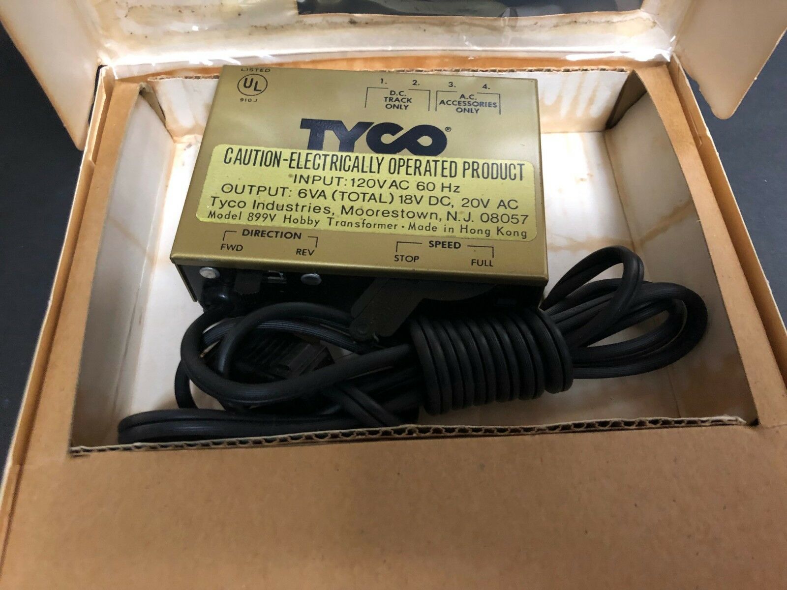 Vintage TYCO Train 1 AMP HO Scale Electric Power Pack | #21502559
