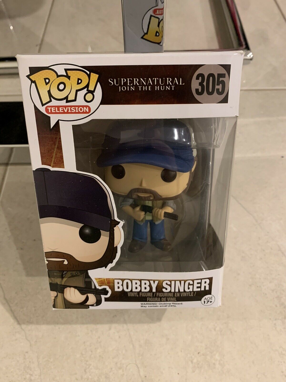 Supernatural: Bobby Singer 305 (vaulted) FUNKO POP VINYL FIGURE RARE ...