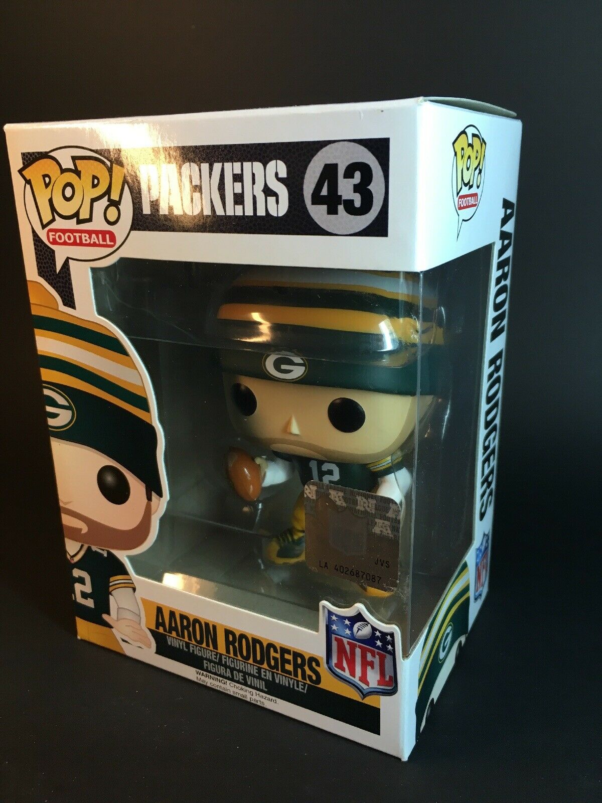 Packers - Aaron Rodgers 43 Funko Pop Football: Vinyl NFL Player Figure ...