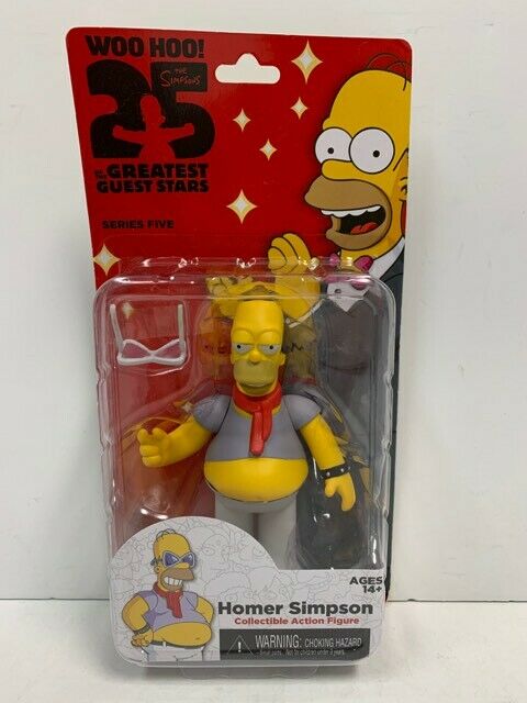NECA The Simpsons 25 Series Five HOMER SIMPSON 5 " Collectible Action ...