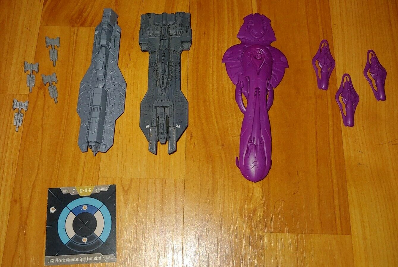 Halo Fleet Battles: UNSC Epoch And Phoenix, Covenant ORS And SDV ...