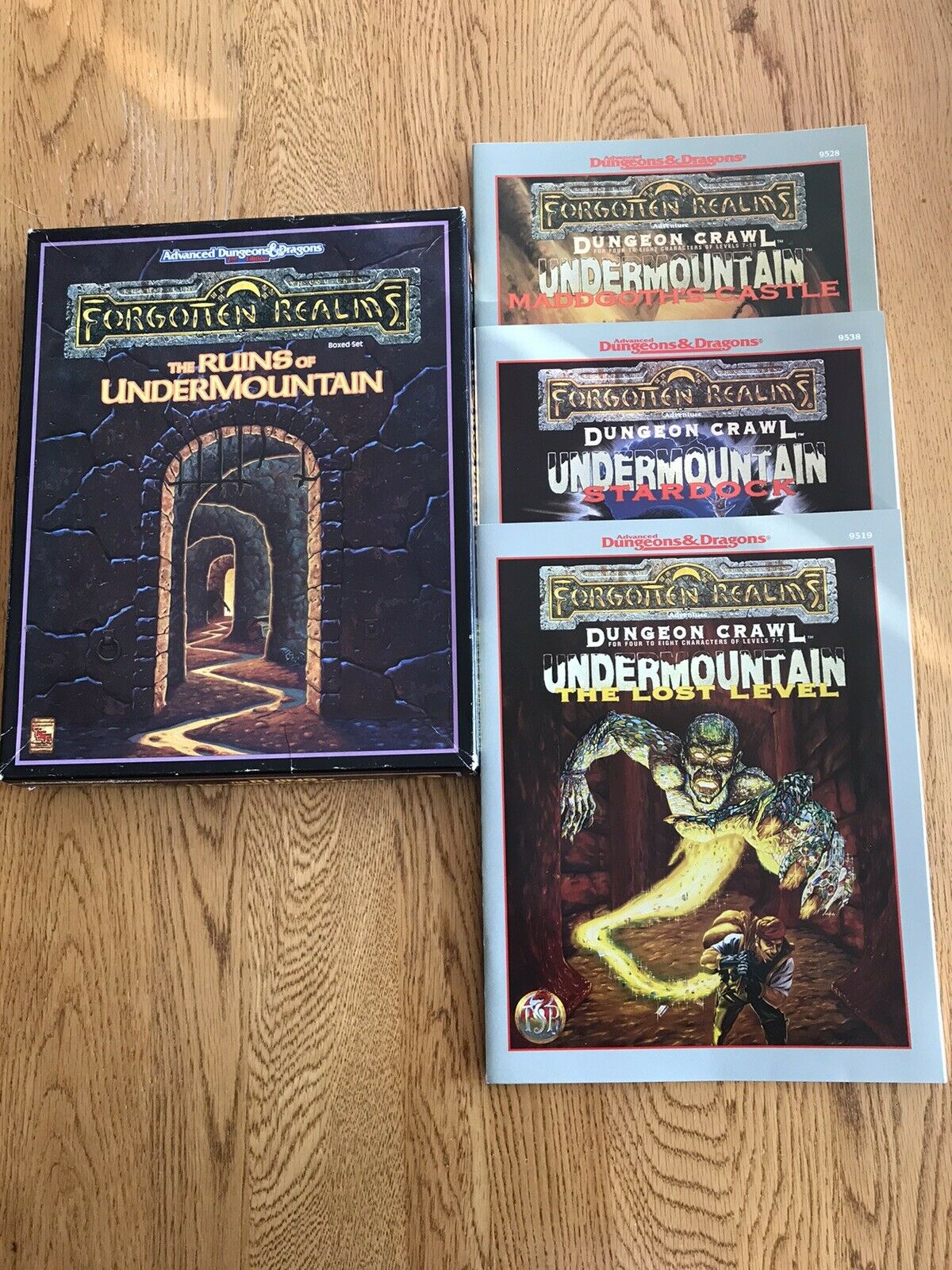 AD&D Forgotten Realms Ruins Of Undermountain 2nd ED Box Set, 3 ...