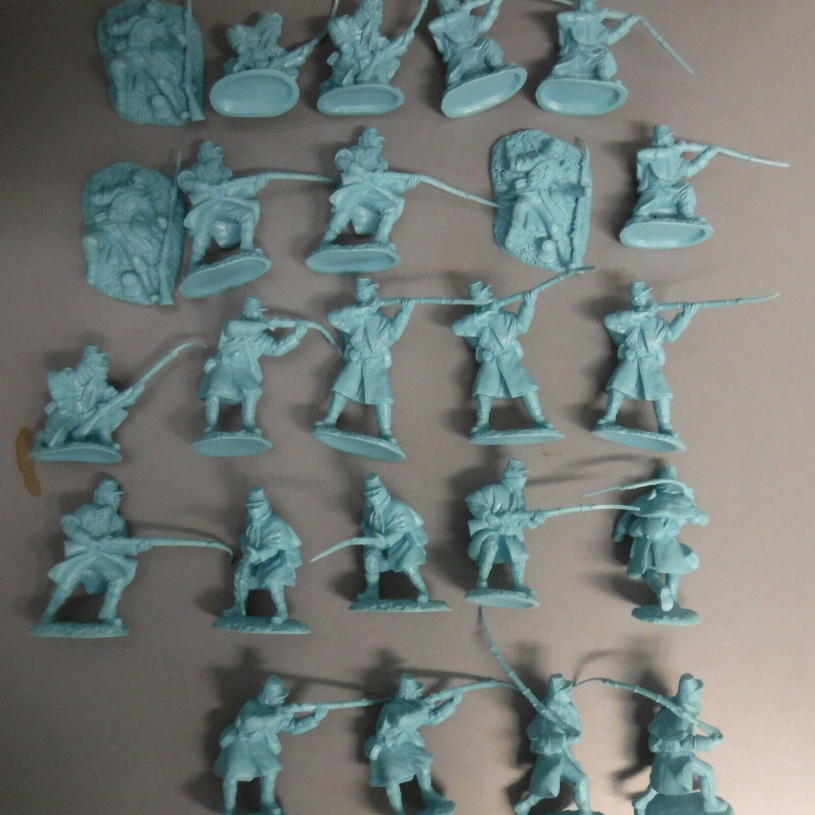 24 Toy Soldiers Of San Diego ACW Union Infantry Wearing Greatcoats ...