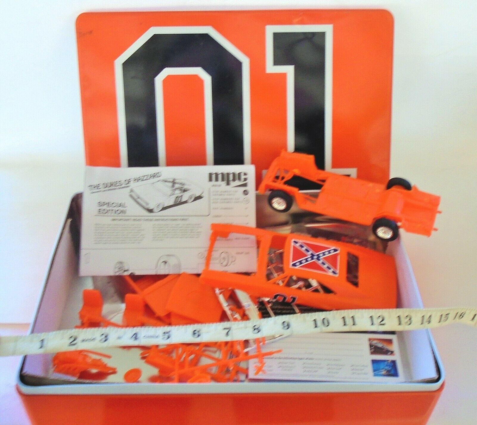 DUKES OF HAZZARD 1/25 SCALE MPC MODEL CAR KIT GENERAL LEE DODGE CHARGER ...
