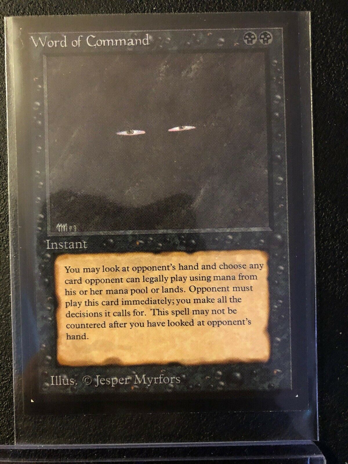 1x MTG Magic The Gathering Word Of Command Collector ' S Edition SP Ce ...