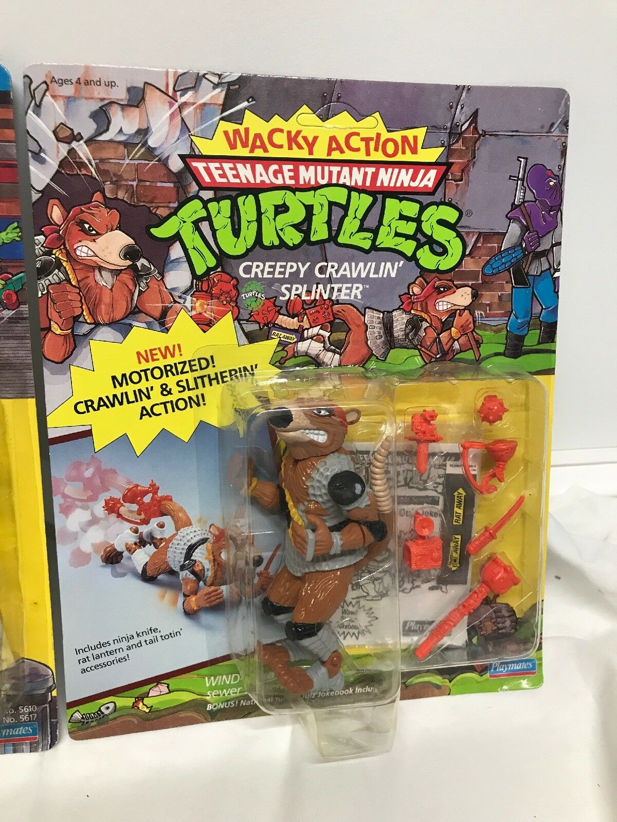 TMNT Wacky Action Slice N Dice Shredder& Splinter Teenage Mutant Ninja ...