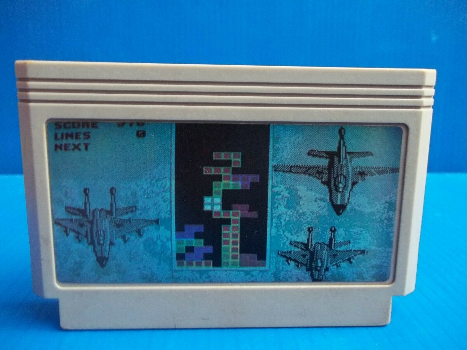 Rare Vintage 90s Famiclone PYRAMID CARD GAME Old Famicom Nes Cartridge ...