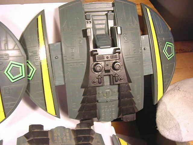 1978 Battlestar Galactica (4) Cylon Raiders Mattel Missile Firing Not ...
