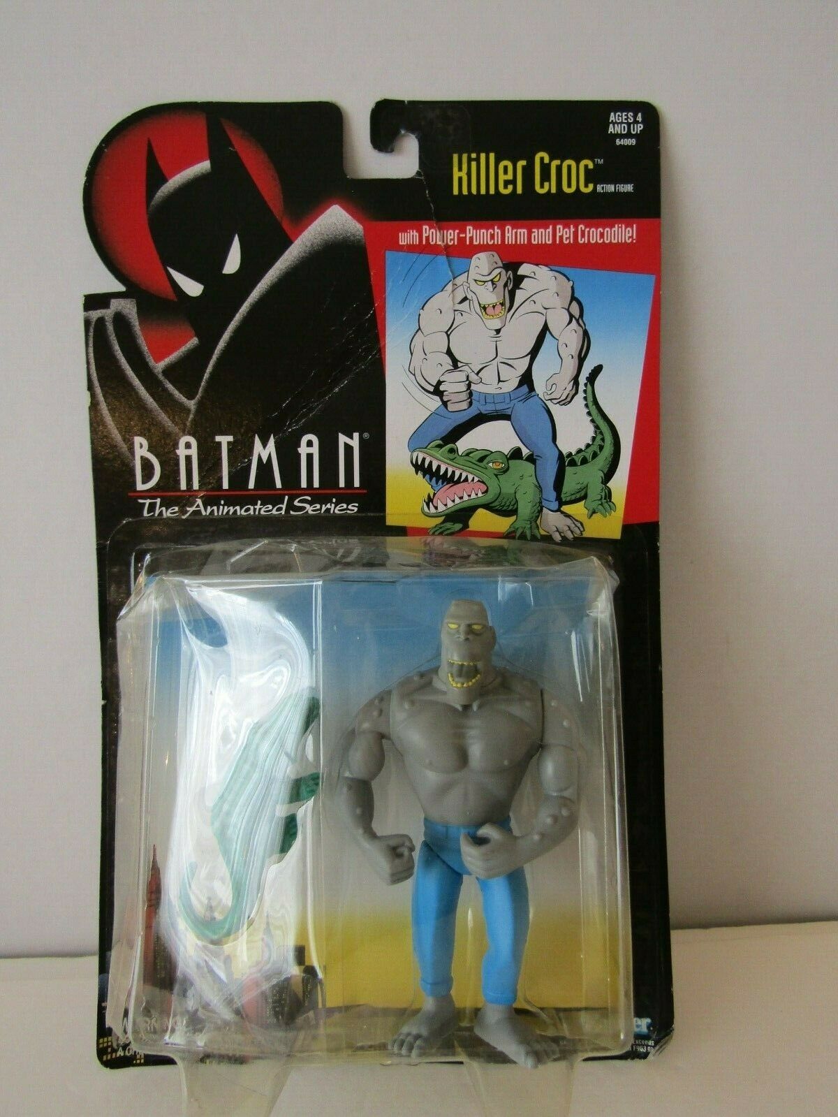 1994 KENNER BATMAN THE ANIMATED SERIES KILLER CROC ACTION FIGURE ...