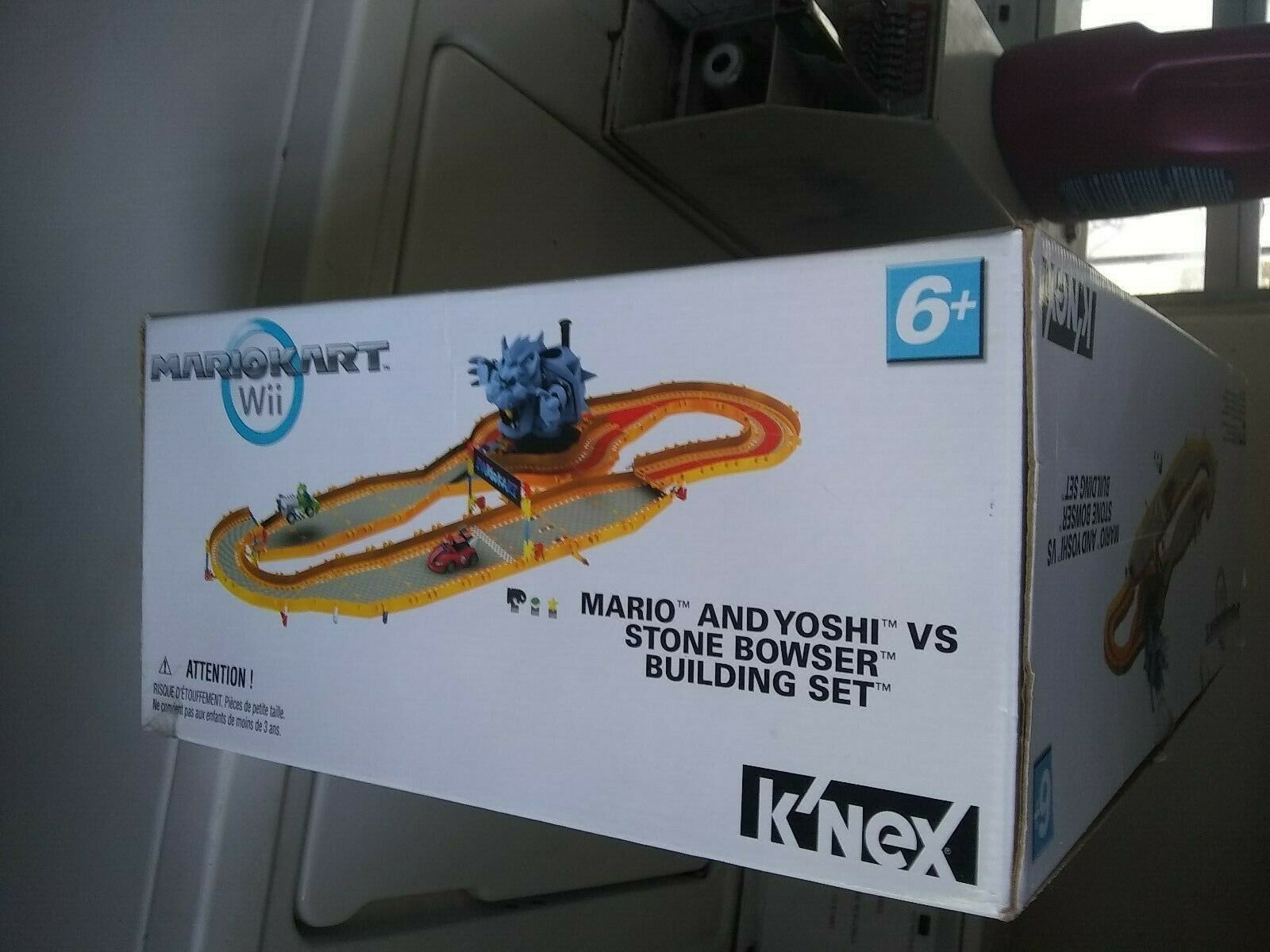 Knex Nintendo Mario Kart Wii Mario And Yoshi Vs Stone Bowser Complete ...
