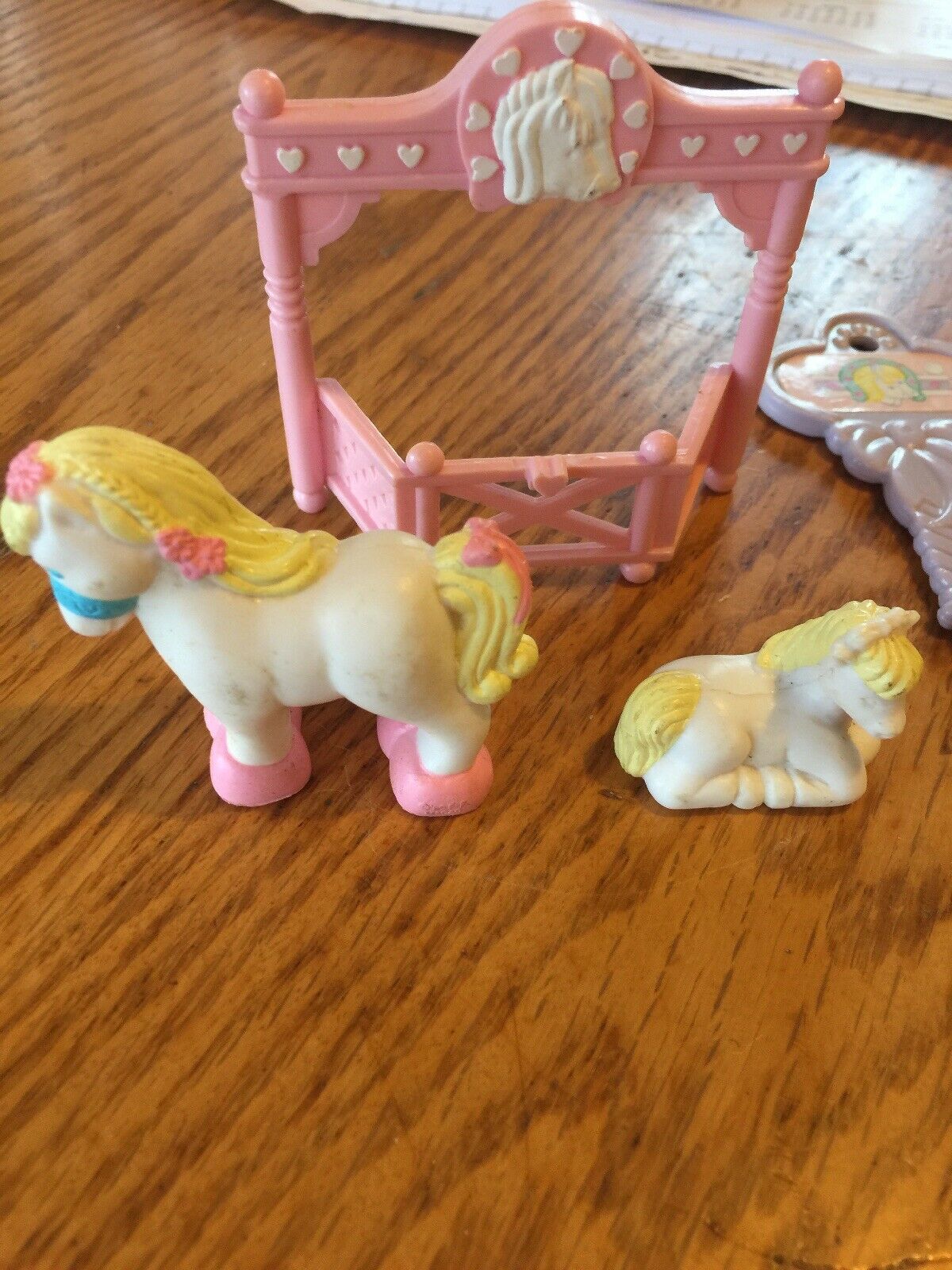 Fisher Price Precious Places Mother And Baby Pony Horse Family Set 1989 ...
