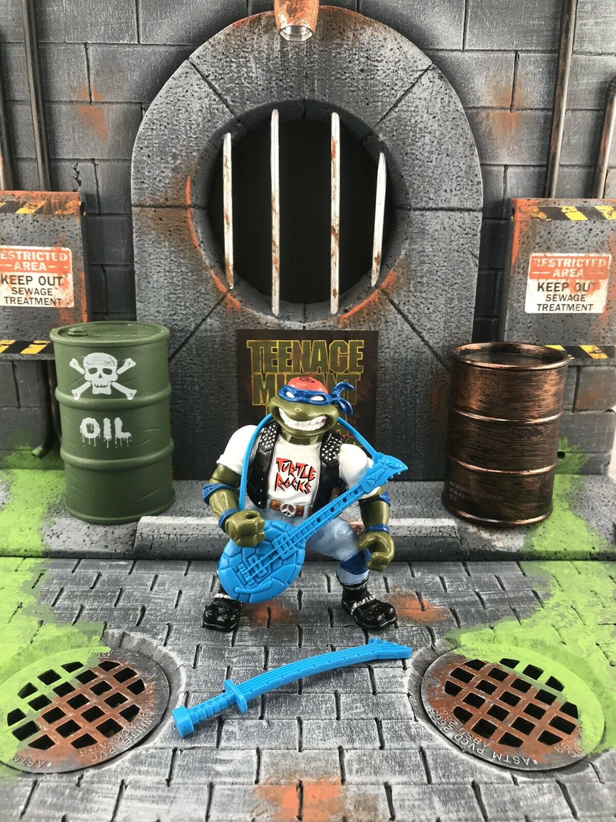 Teenage Mutant Ninja Turtles 1991 Classic Rocker Leo TMNT Vintage ...