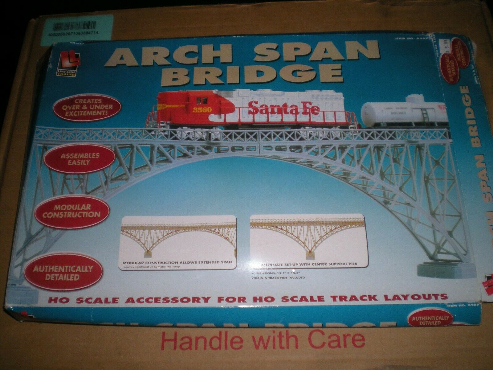 Life Like HO Scale Arch Span Bridge Kit | #21335071
