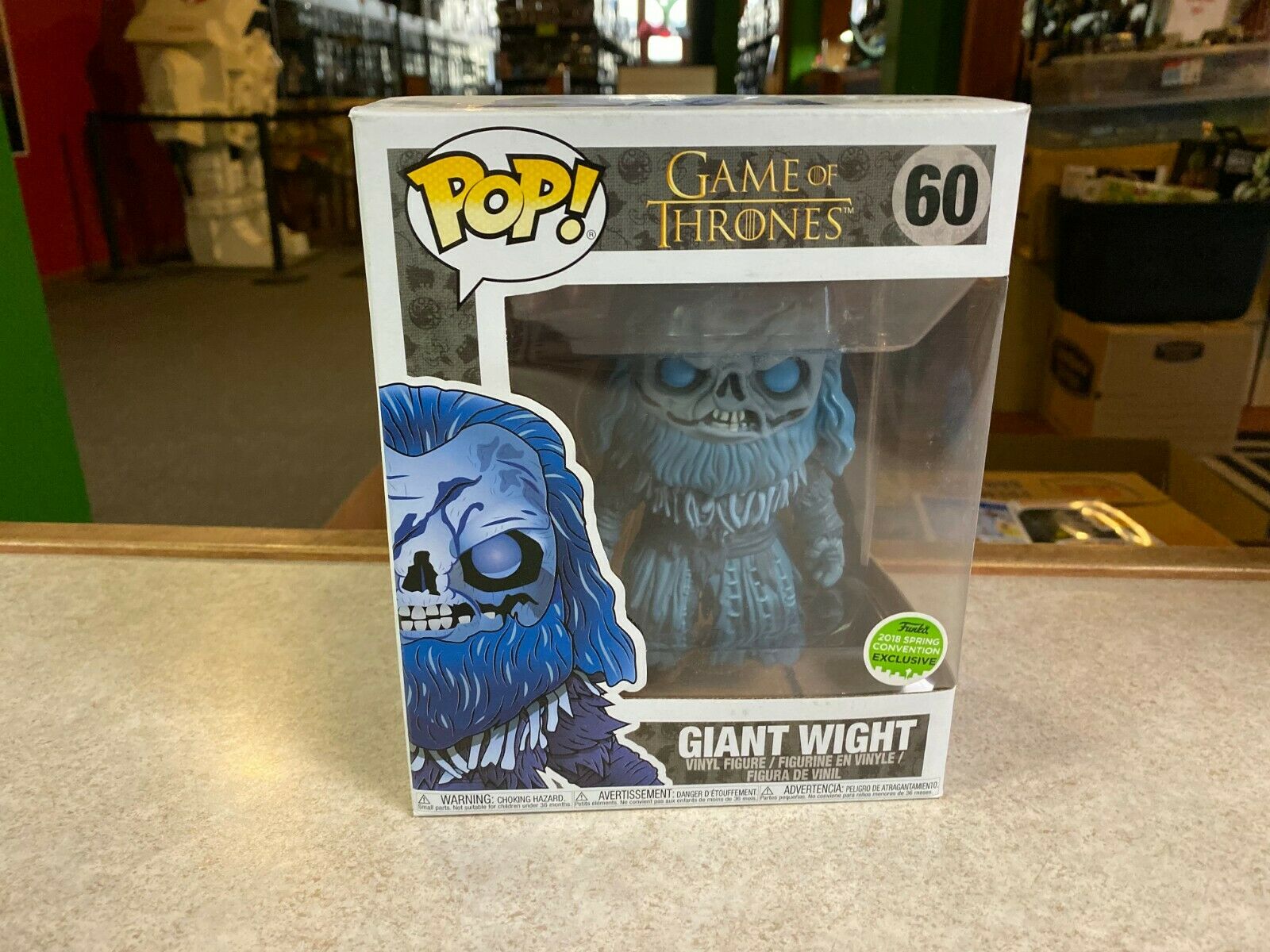 Funko POP Deluxe Game Of Thrones 2018 Spring Convention GIANT WIGHT 60 ...