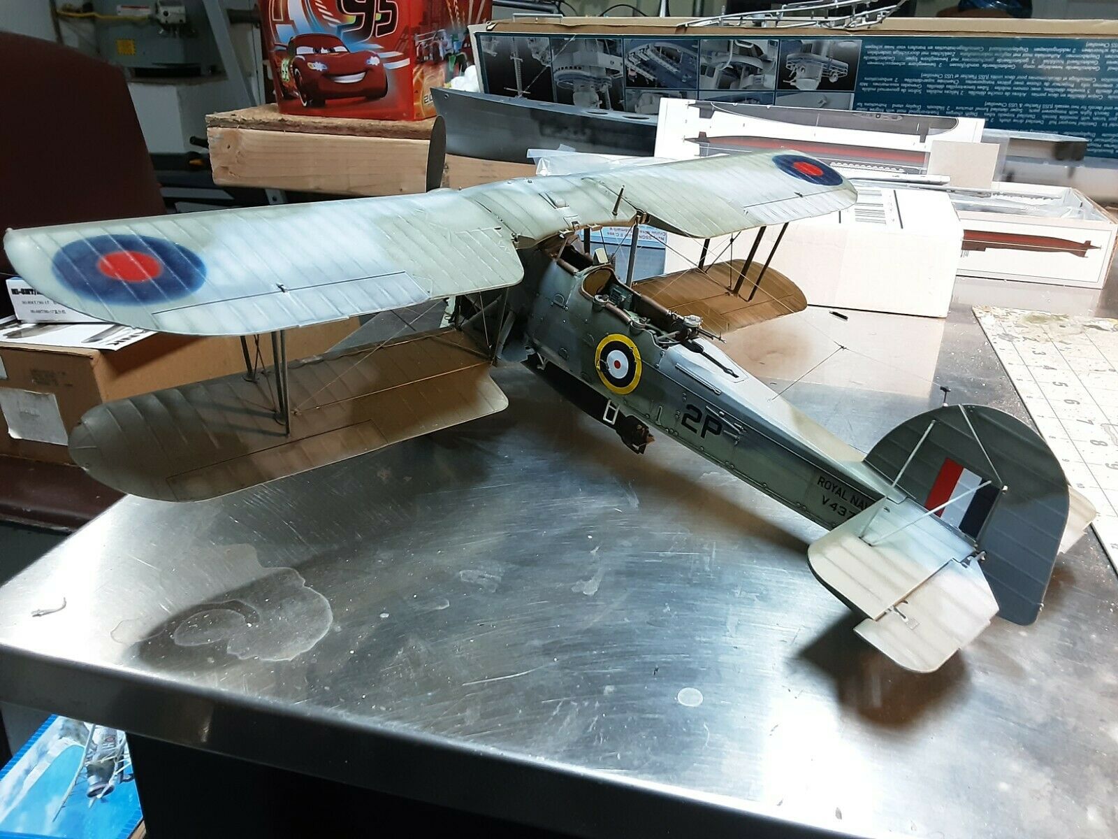 Built Plastic Odel In 1/32 Scale Of A Royal Navy Swordfish | #21322533