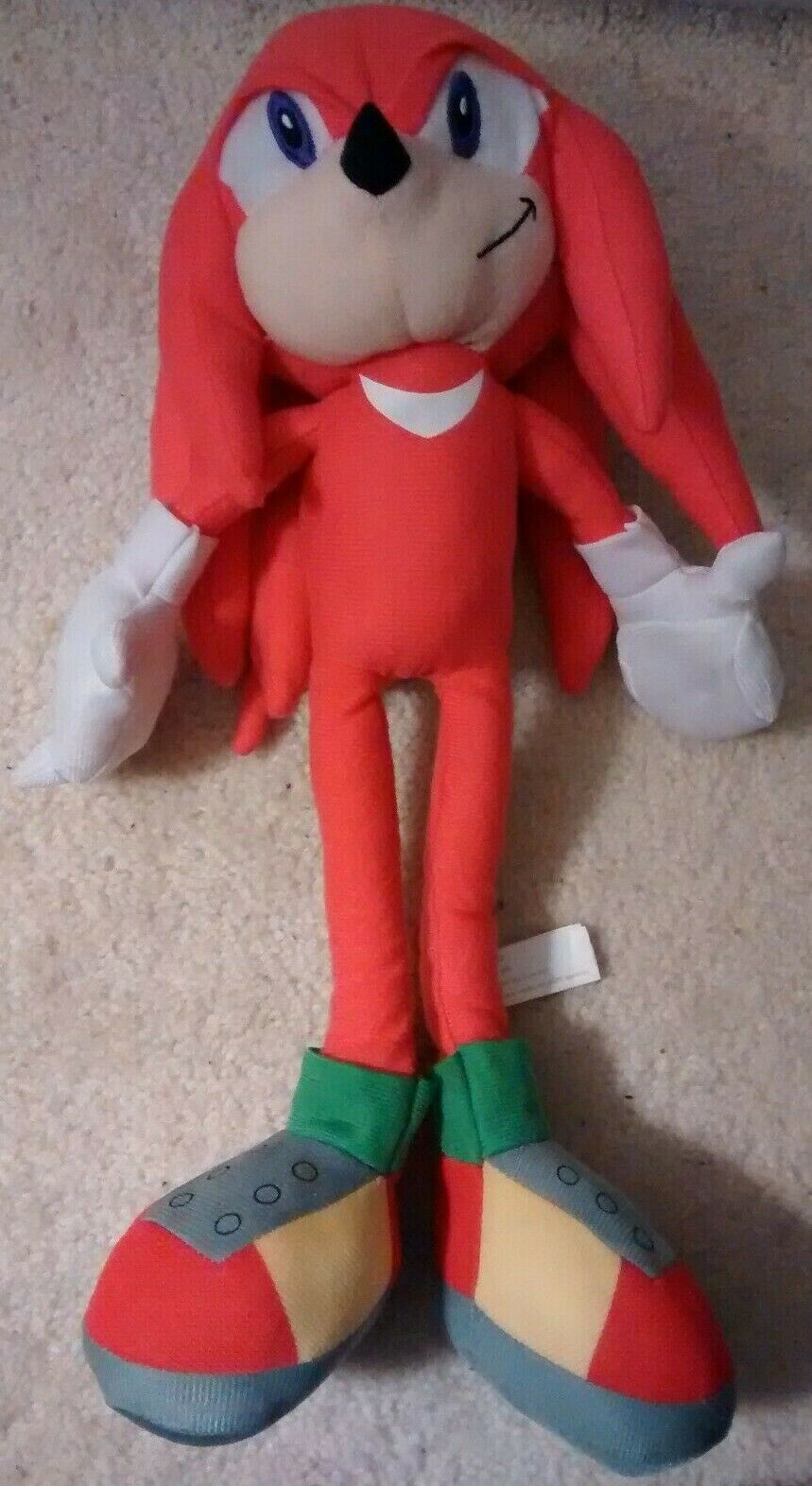 Sonic The Hedgehog 18 " Tall Knuckles The Echidna SEGA Plush Toy 2011 ...