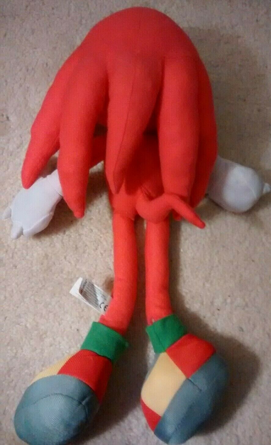 Sonic The Hedgehog 18 " Tall Knuckles The Echidna SEGA Plush Toy 2011 ...
