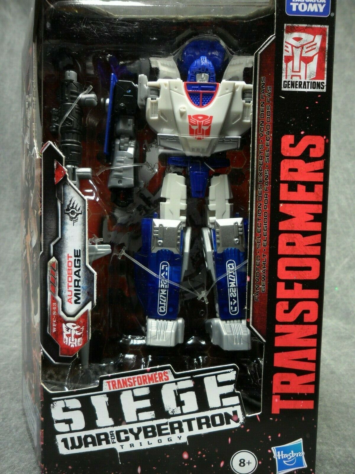 Transformers Mirage Deluxe Class Generations War For Cybertron Siege ...