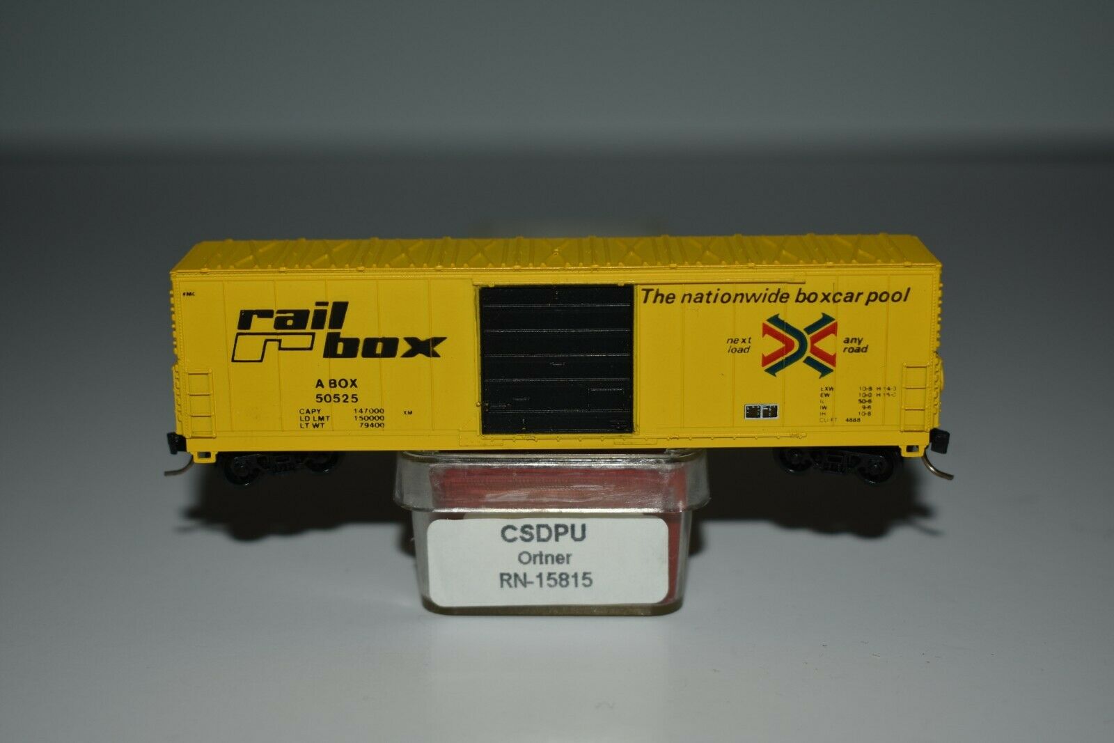 N Scale MTL Railbox 50 ' Single Door Boxcar 50525 C10306 | #21309368