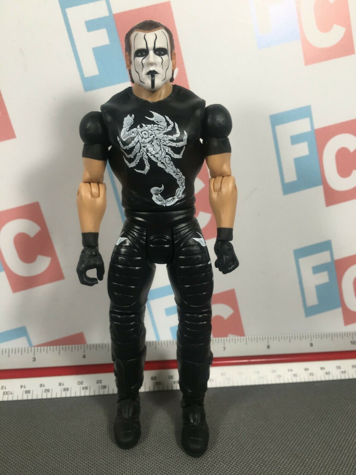 WWE Wrestling Mattel Basic Then Now Forever Sting Figure | #21276283