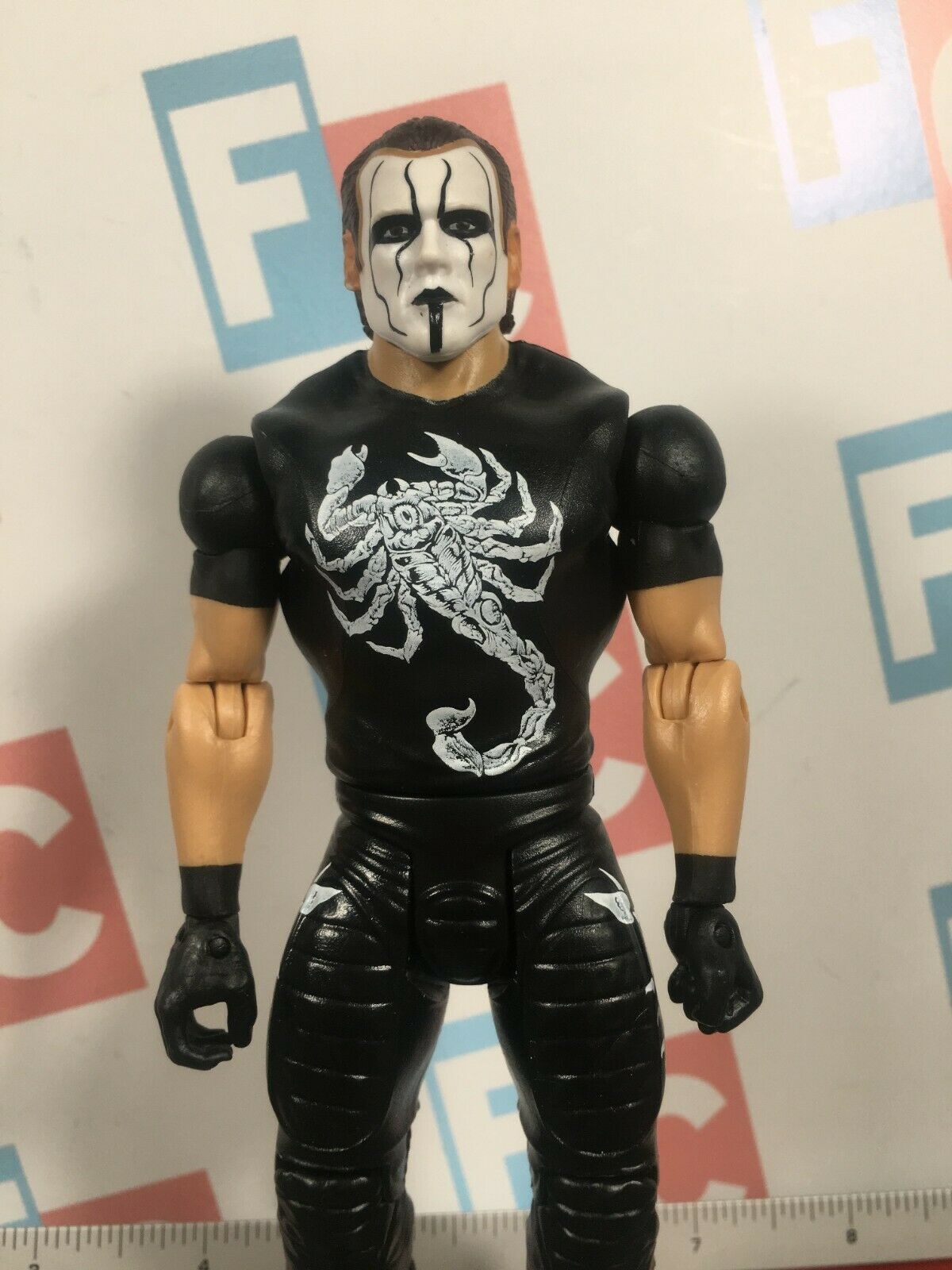 WWE Wrestling Mattel Basic Then Now Forever Sting Figure | #21276283
