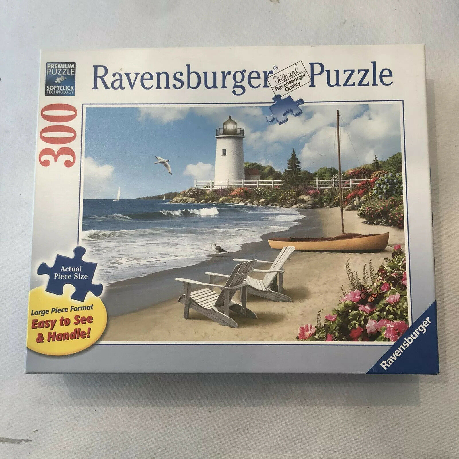 2 Ravensburger 500 And 300 Piece Large Format Puzzles | #21237455