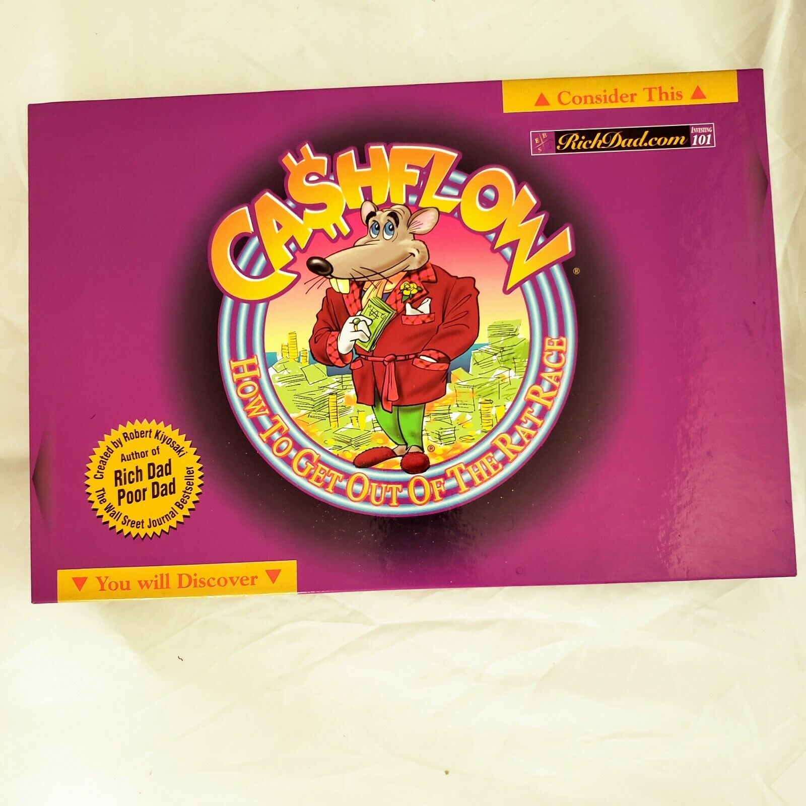 (90 Complete) Cash Flow Board Game - Rich Dad Poor Dad (Rat Race ...