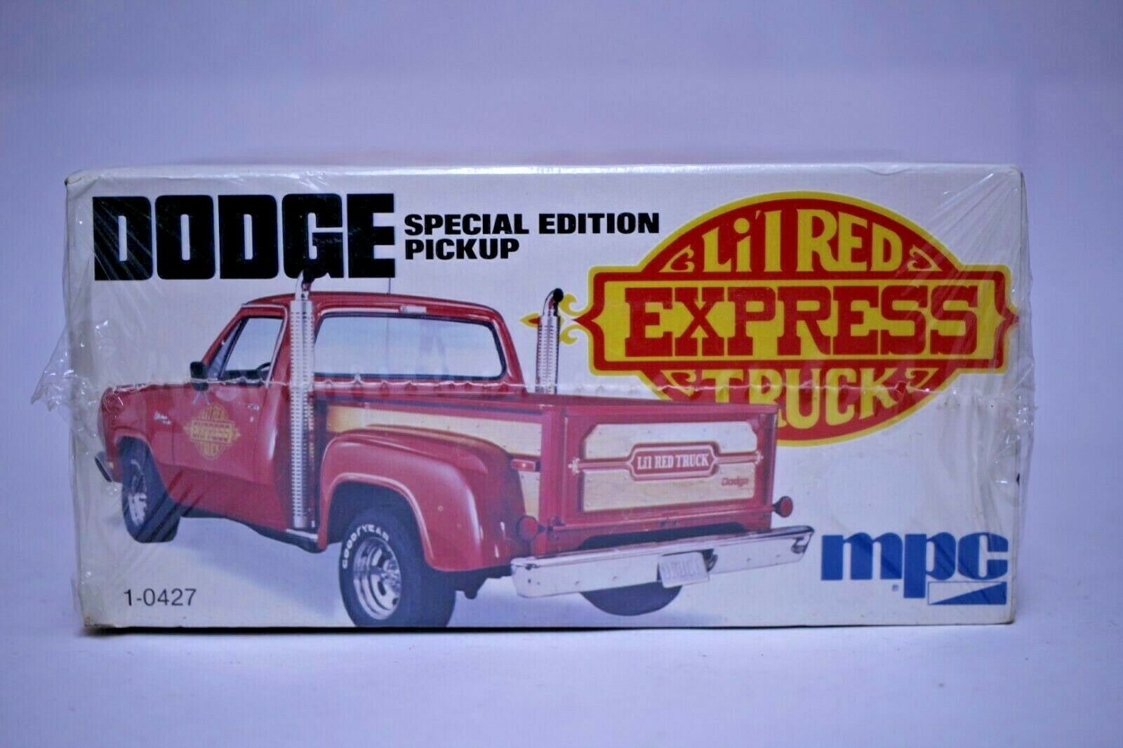 VINTAGE 1/25 SCALE MPC DODGE LIL RED EXPRESS PICK UP TRUCK MODEL KIT ...