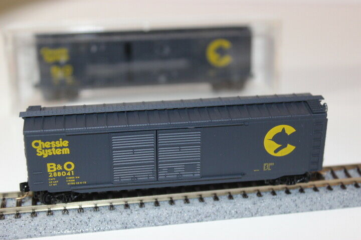 N Scale Set Of Micro Trains Line Chessie System B&O Box Car | #21272363