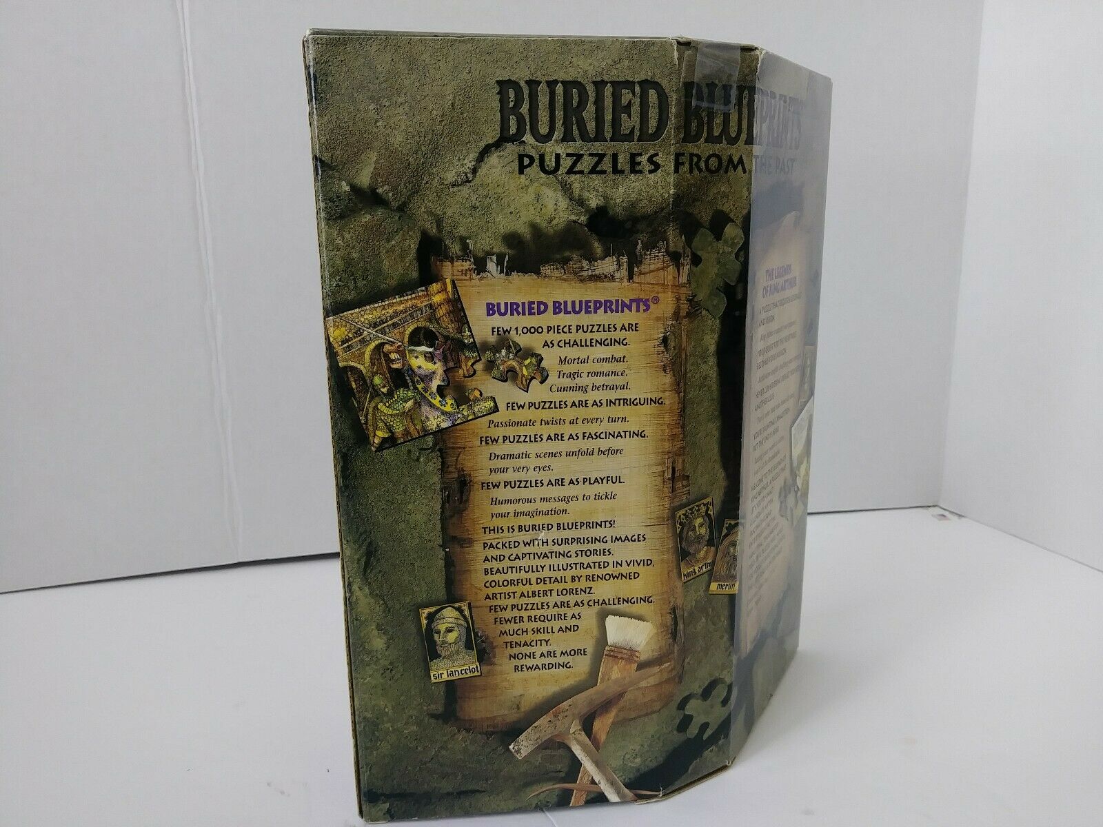 The Legend Of King Arthur Buried Blueprints Puzzle 1990 Bepuzzled Made ...