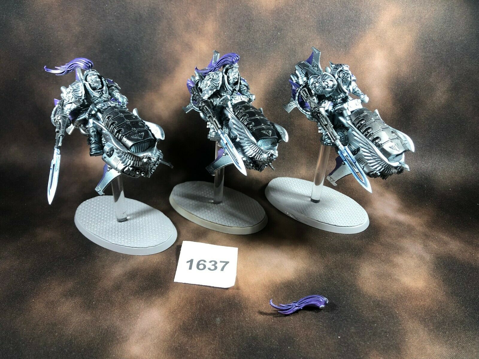Warhammer 40k Adeptus Custodes Vertus Praetors Jetbikes Painted | #21255109