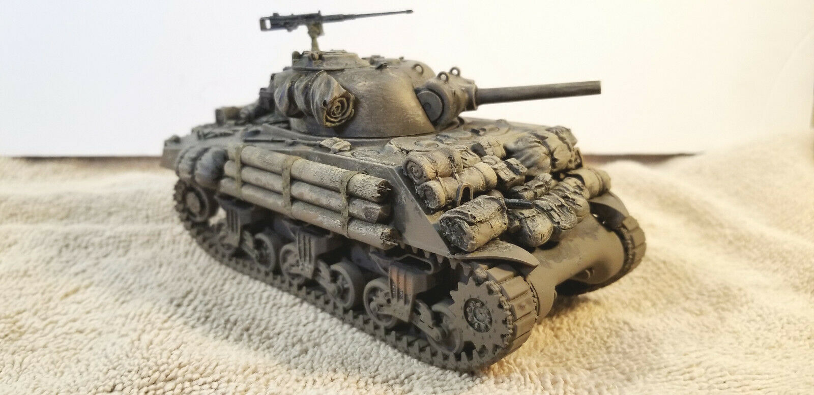 BUILT 1/35 WW2 US ARMY M4 SHERMAN TANK PROFESSIONALLY BUILT | #21242355