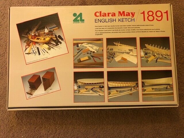 Artesania Latina 1/50 Scale Clara May English Ketch Model Ship Kit ...
