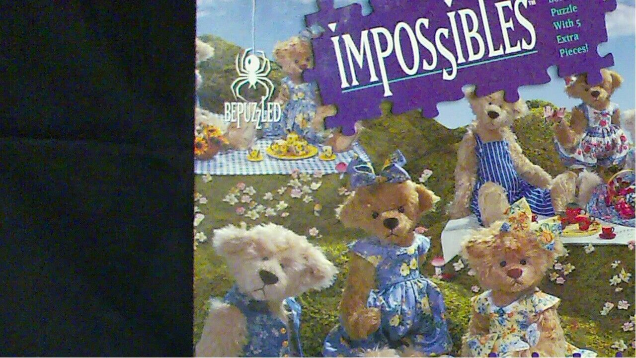 BEPUZZLED Impossibles Borderless Puzzle BEARFOOT IN THE PARK EUC ...