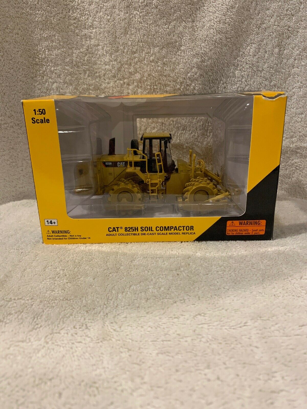 NORSCOT DIECAST METAL CAT 825H SOIL COMPACTOR 1:50 SCALE MIB | #22192099