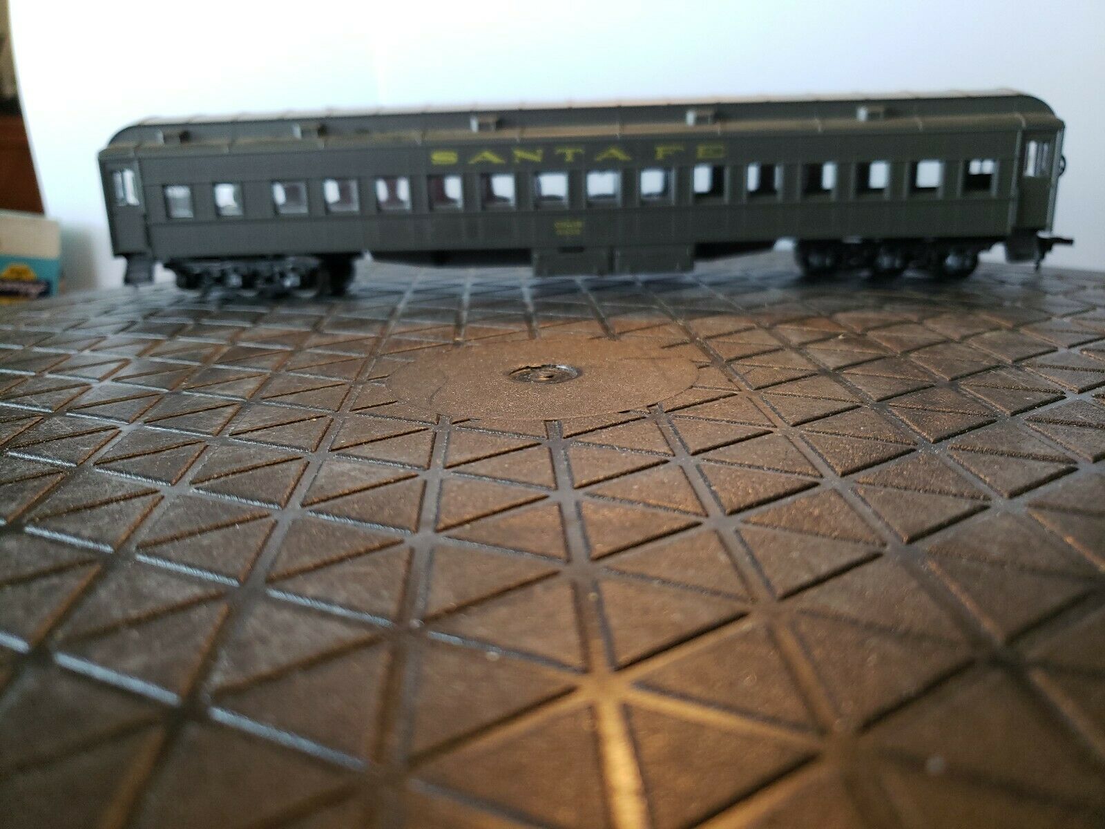 Vintage ATHEARN HO Scale SANTA FE 3352 COACH CAR HEAVYWEIGHT Knuckle ...
