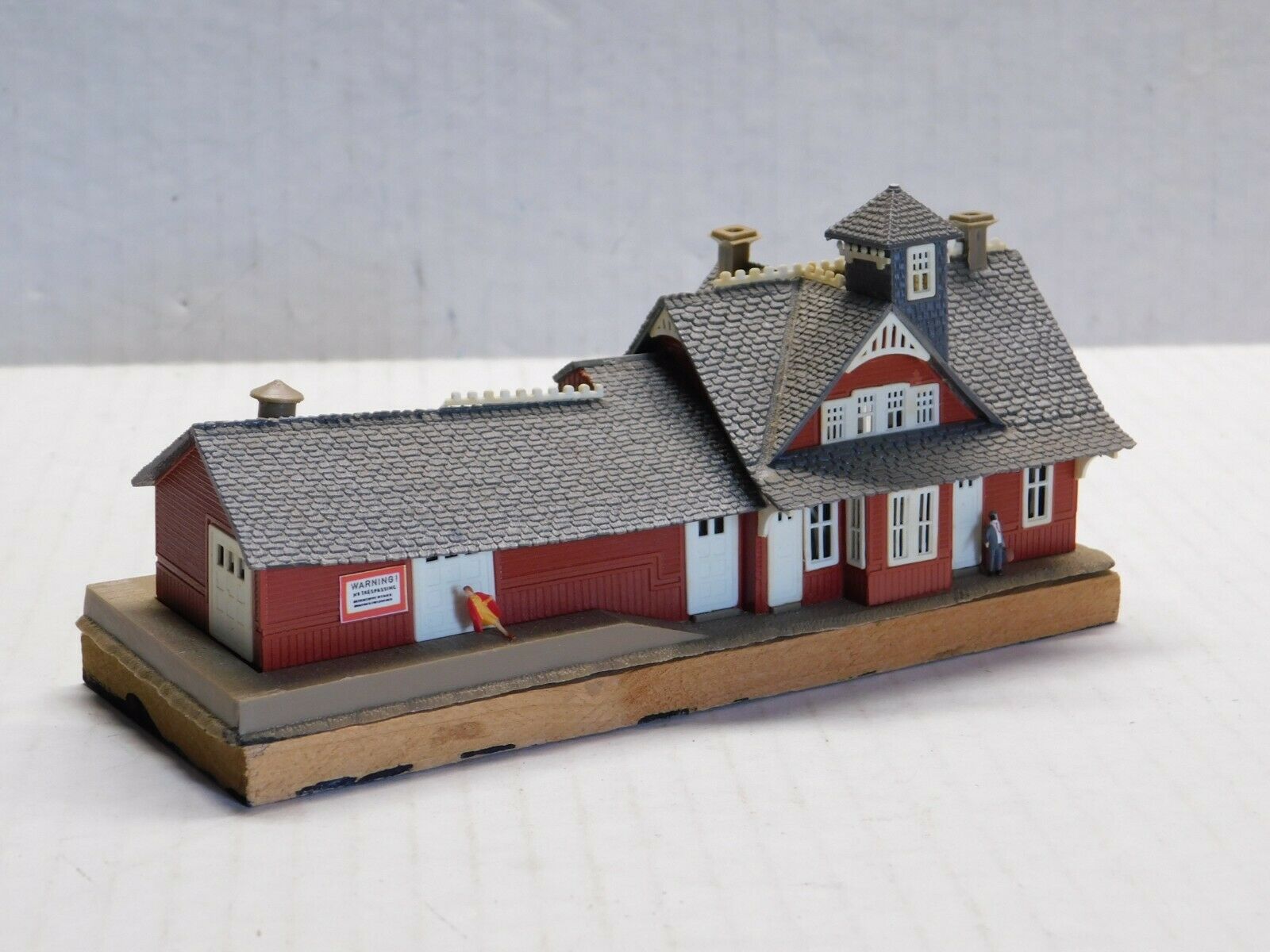 N Scale - Passenger Train Station Building Structure For Model Train ...