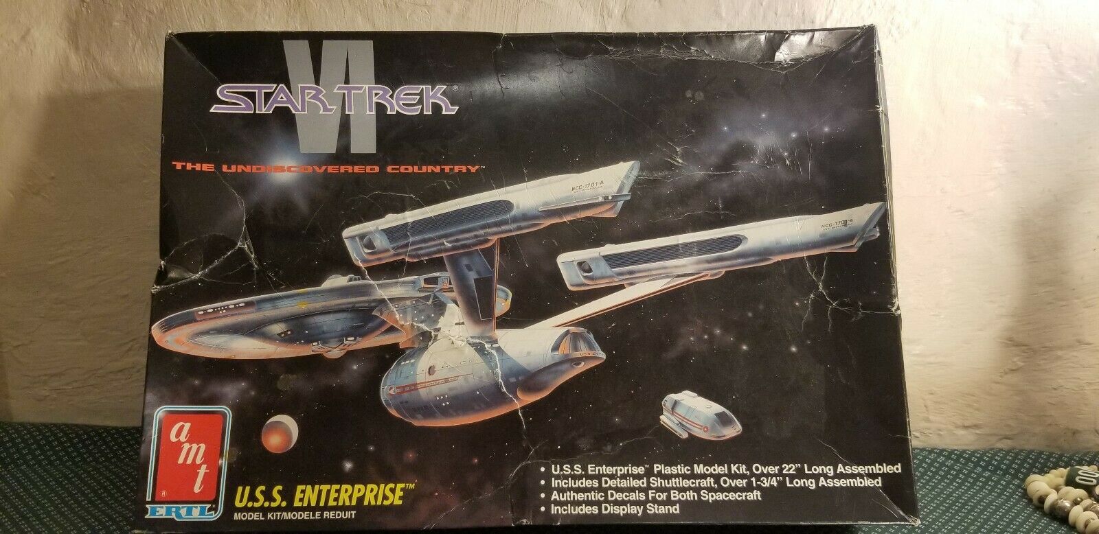 AMT ERTL Star Trek USS Enterprise (NCC - 1701A) Plastic Model Kit 41 ...