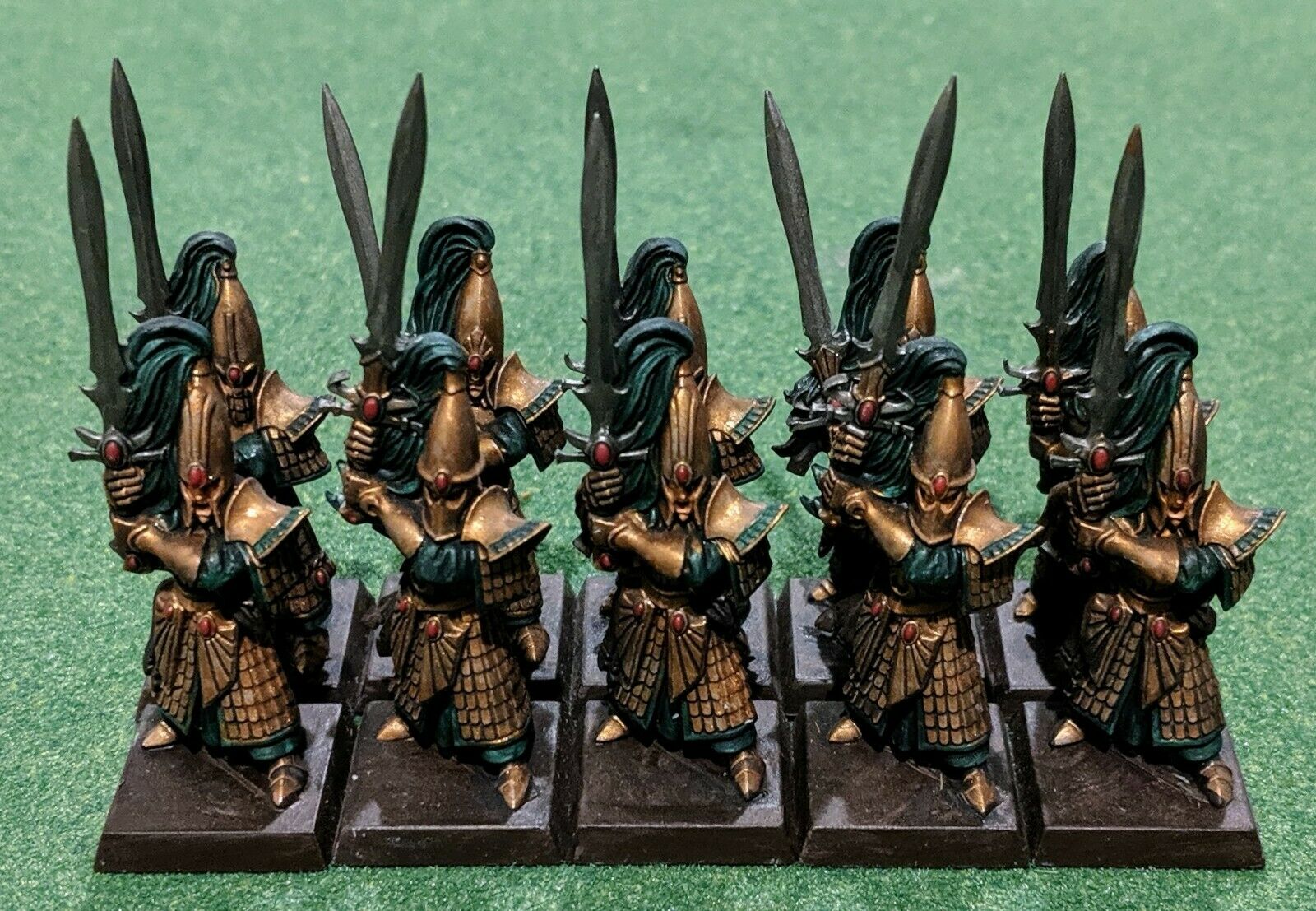 Warhammer Fantasy High Elf Aelf Elves PRO Painted Swordmasters Of Hoeth ...