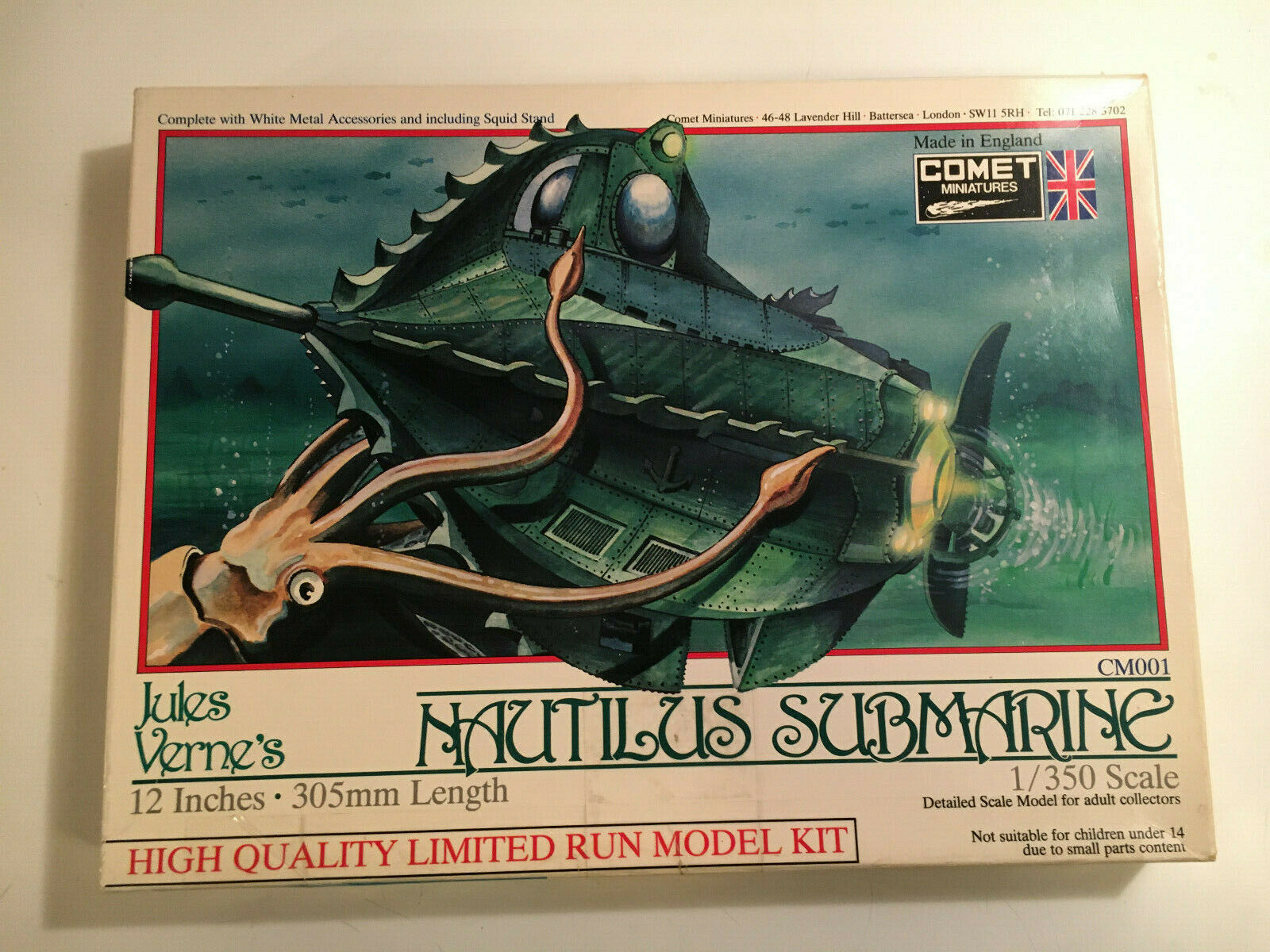 Disney, Twenty Thousand Leagues Under The Sea, Nautilus Model Kit 12 ...