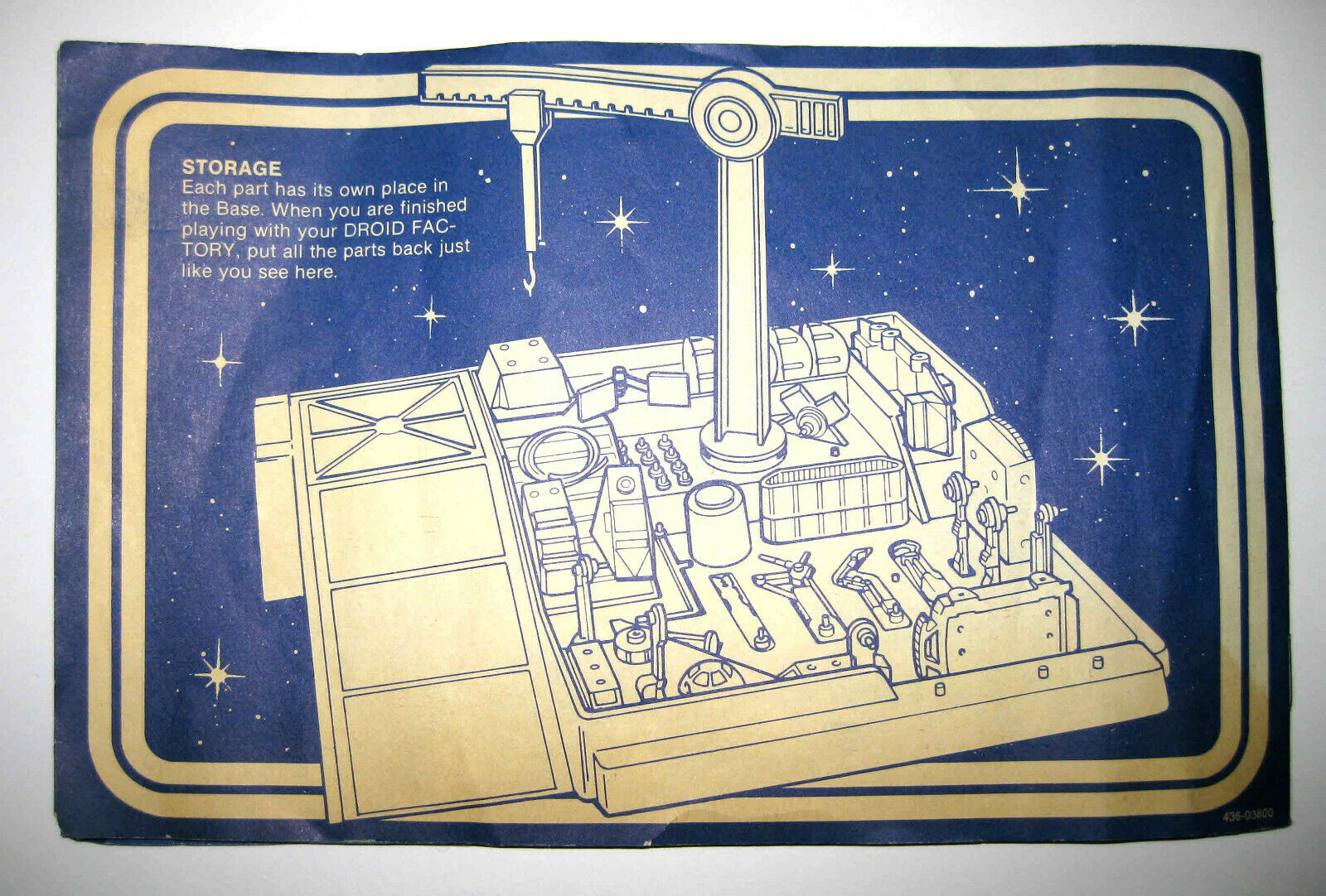 Star Wars Vintage 1979 Kenner Droid Factory Maker Blueprints 100 ...